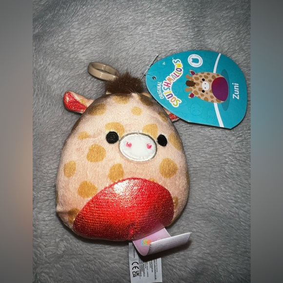 Squishmallows | Toys | Nwt Squishmallows Zuni The Giraffe Clip On ...